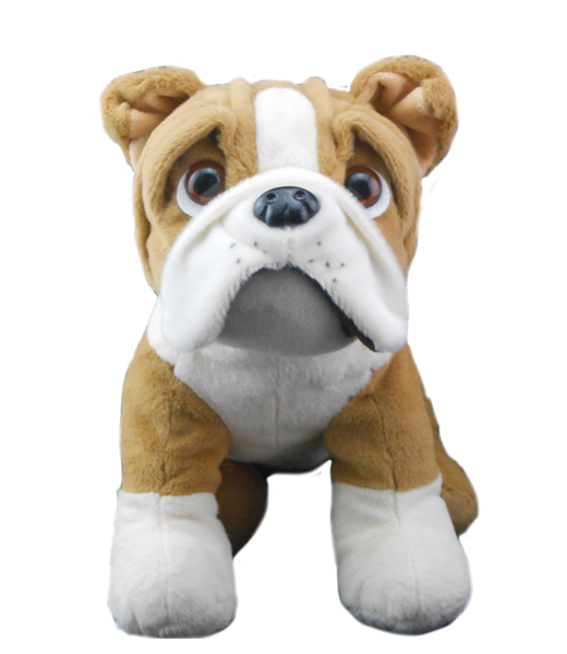 Bulldog | 16" Stuffable Animals | The Zoo Factory