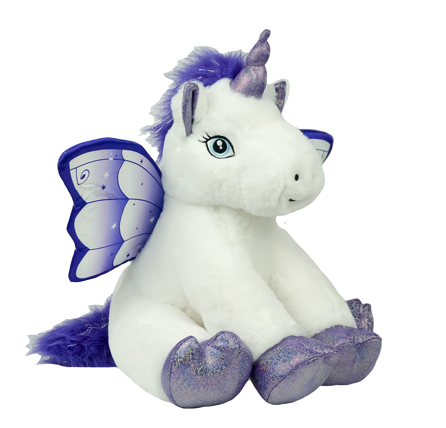 Crystal Unicorn | 16" Stuffable Animals | The Zoo Factory