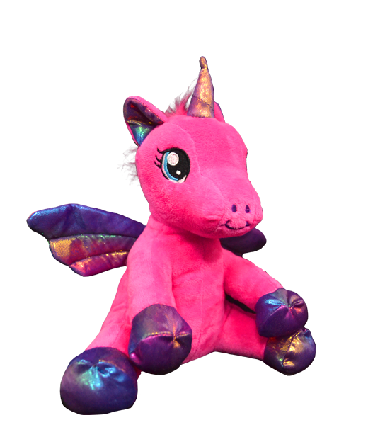 Baby Pink Unicorn | 8" Stuffable Mystical Animals | The Zoo Factory