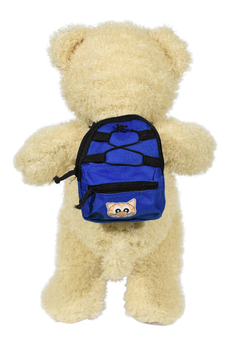 Blue Backpack for Stuffed Animals | The Zoo Factory