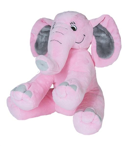 Pinky the Elephant | 16" Stuffable Animals | The Zoo Factory