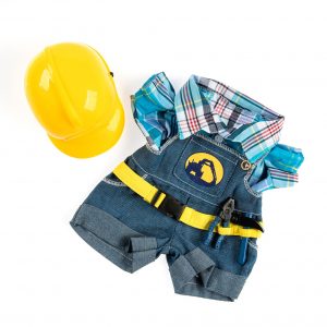 Construction Worker Outfit for 16" Stuffed Animals | The Zoo Factory