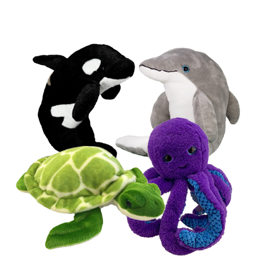 8" Stuff Your Own Sea Friends Party Package | The Zoo Factory