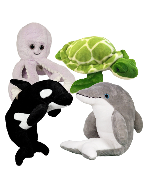 8" Stuff Your Own Sea Friends Party Package | The Zoo Factory