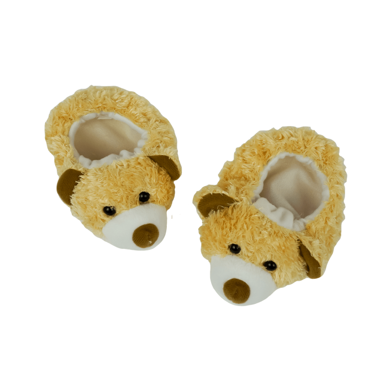 Teddy Bear Slippers | 16" Stuffed Animal Outfits | The Zoo Factory