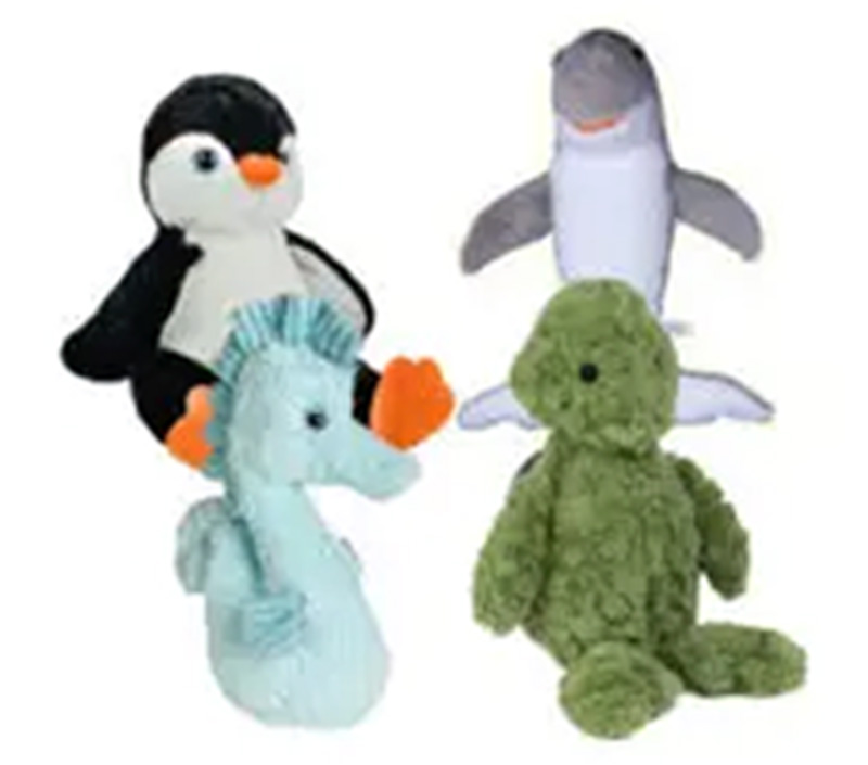 16" Sea Life Four Pack* Includes Stuffing * - The Zoo Factory