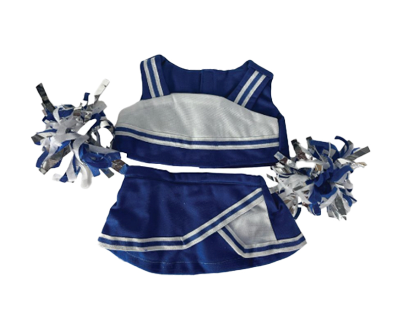 16″ Royal & White Cheerleader - The Zoo Factory