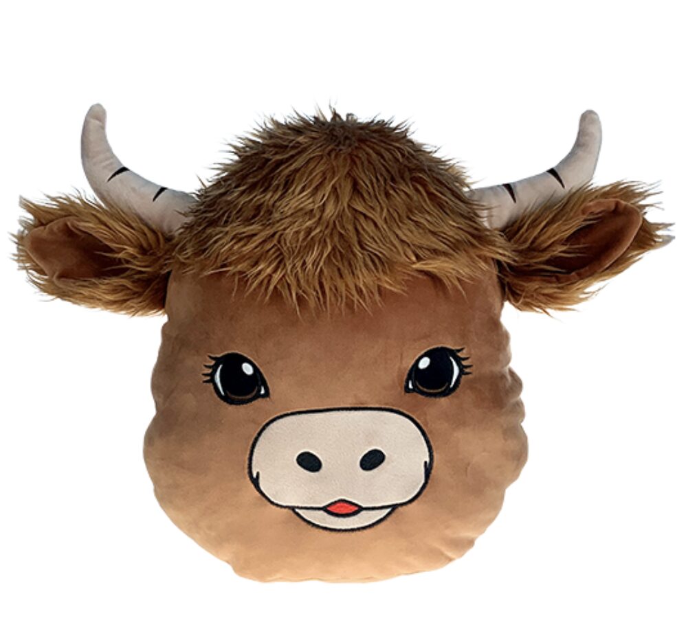 14" Highland Cow Squishie *Stuffing Included* - The Zoo Factory